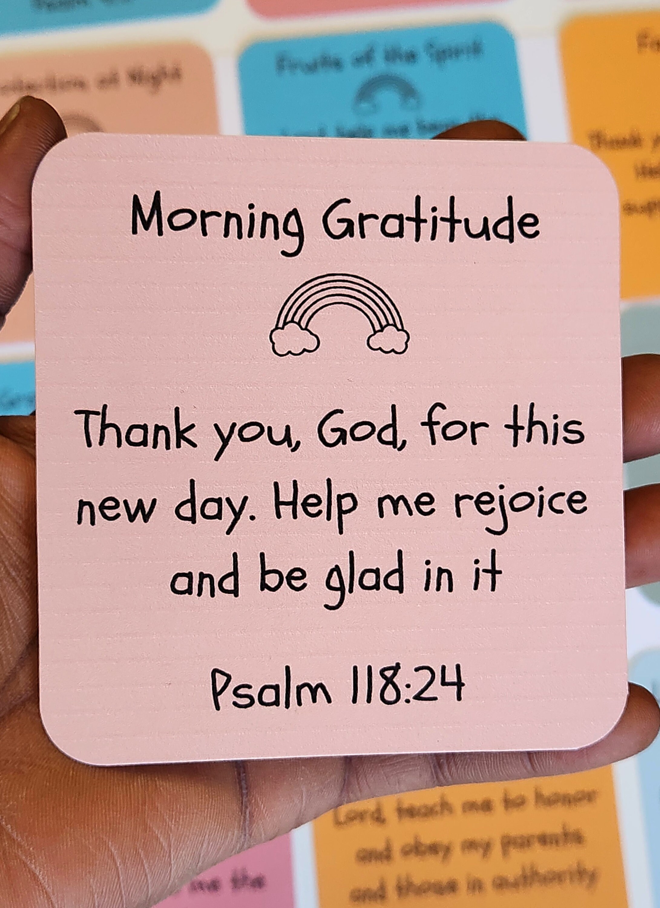 Mini Daily Prayer CARDS | Affirmations | Children | Positivity Cards ...