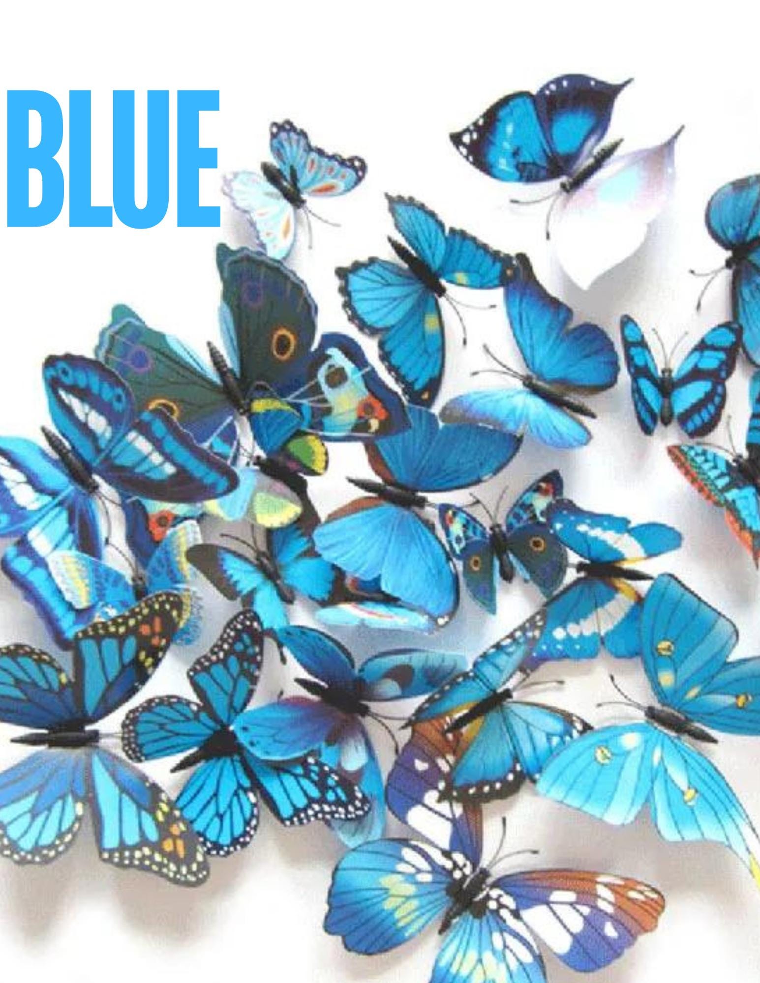 3D Wall BUTTERFLY STICKERS, Magnetic Butterfly Stickers, 3D Butterfly ...