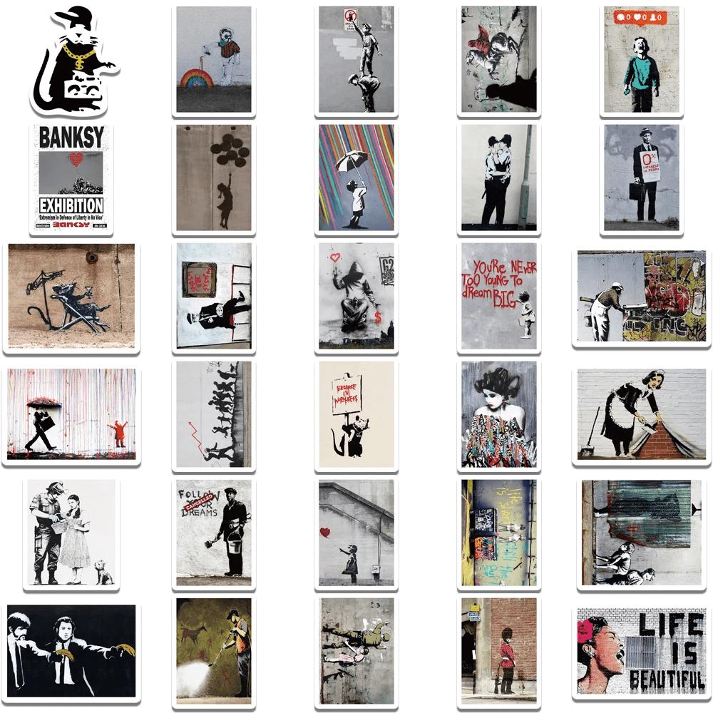 BANKSY GRAFFITI ART Sticker Packs 10/25/50, No Duplicates, Street ...