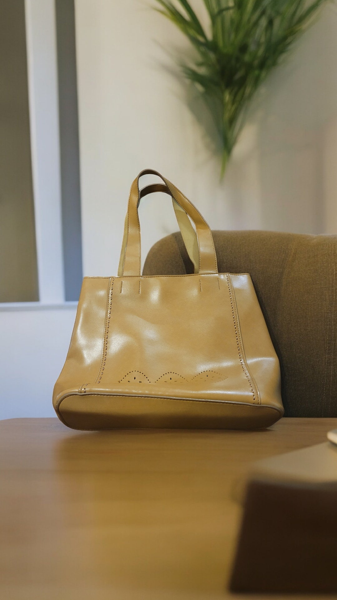 Womens Cream Color Leather Purse by Mondani New York. - Etsy