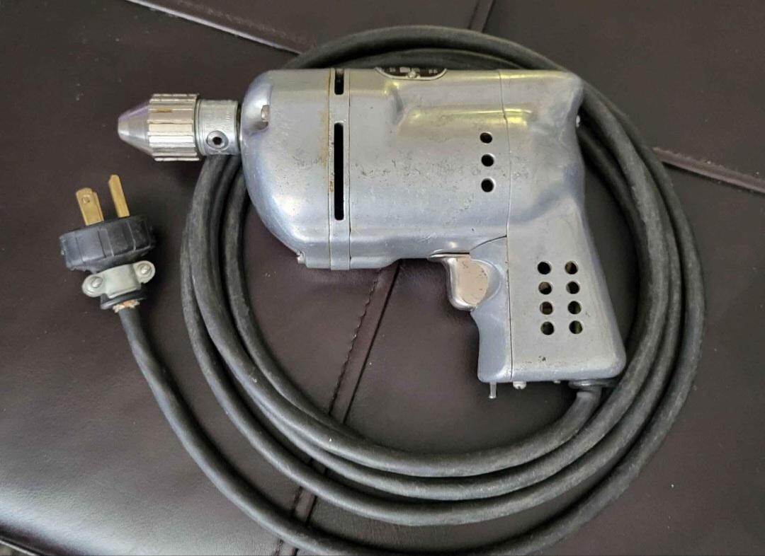 Vintage 1/4 Inch Electric Drill by Home Utility Working Good Condition ...