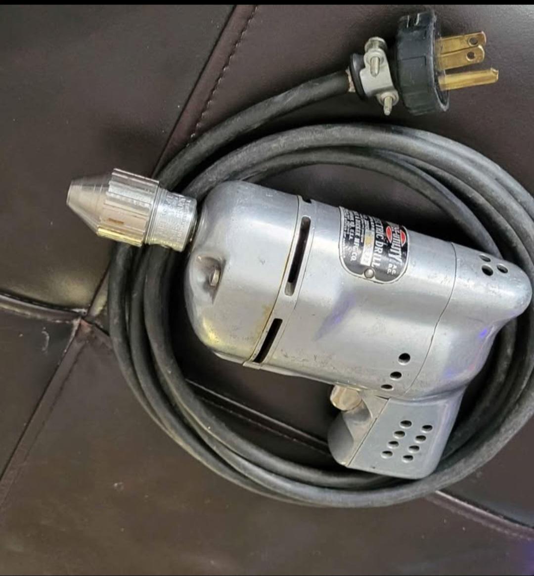 Vintage 1/4 Inch Electric Drill by Home Utility Working Good Condition ...