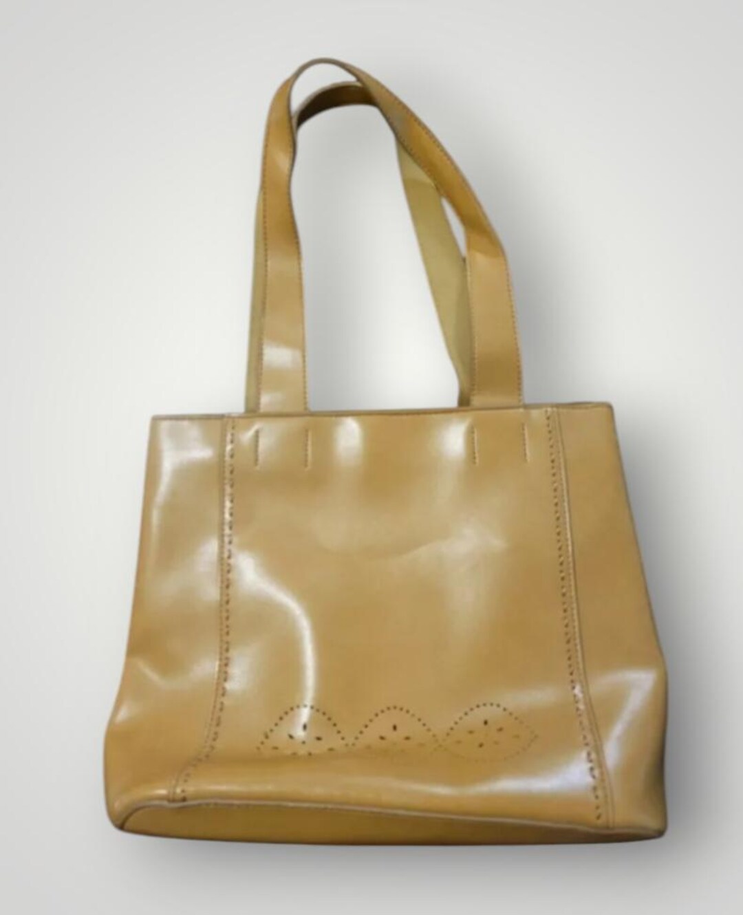 Womens Cream Color Leather Purse by Mondani New York. - Etsy