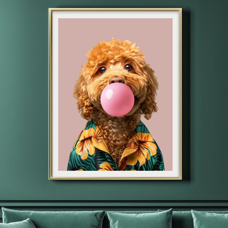 Custom Dog Poster - Etsy