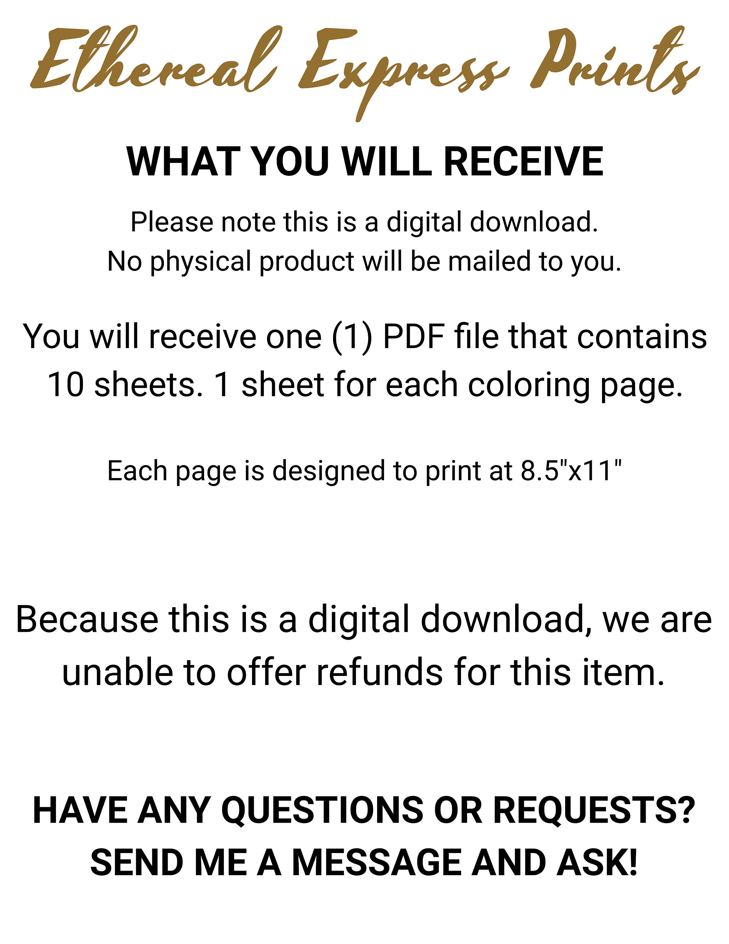 10 Positive Affirmations Coloring Pages Pack 2 Manifesting Law of ...