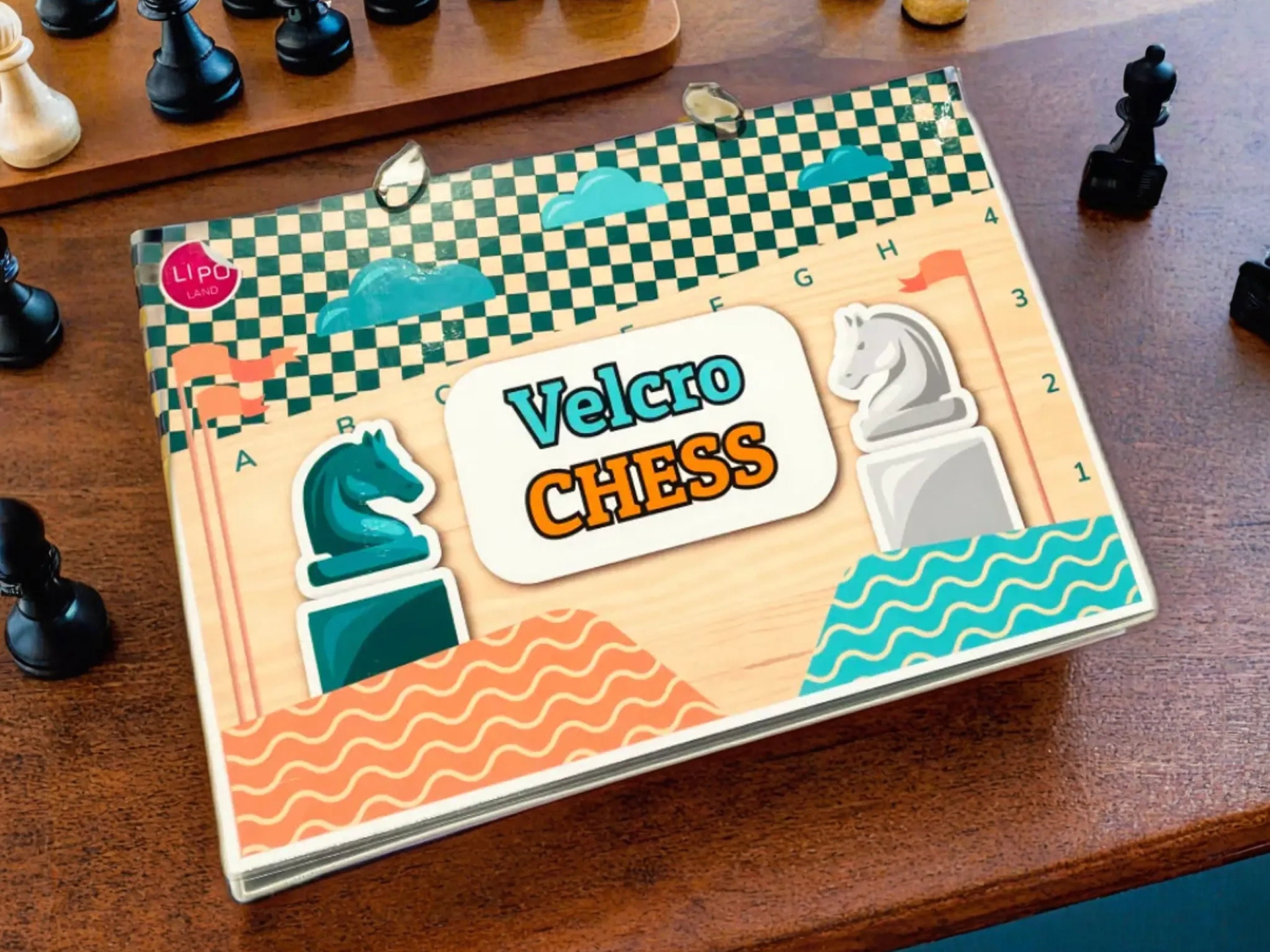 Educational Chess Set With Board for Kids, How to Play Chess for ...