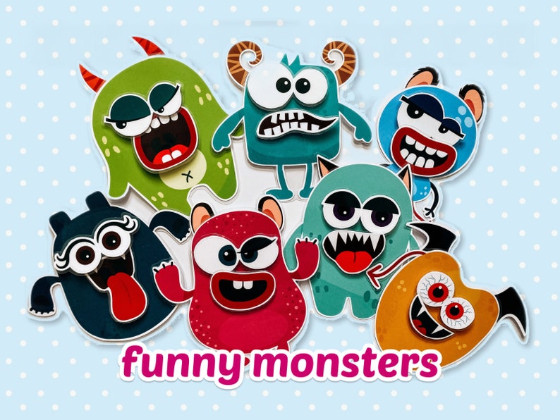 Make Your Own Monster, First Birthday Gift for Boys, Monsters Themed ...