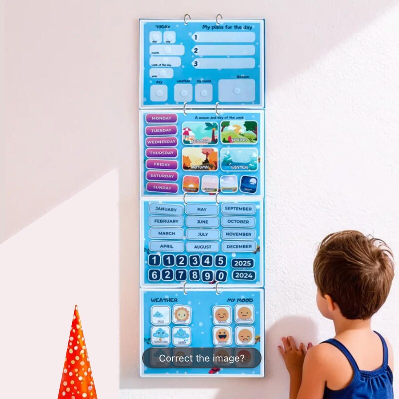 Montessori Calendar - Etsy
