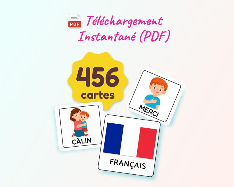 456 Cartes PECS En Français | Pictogrammes à Imprimer PDF Pour ...