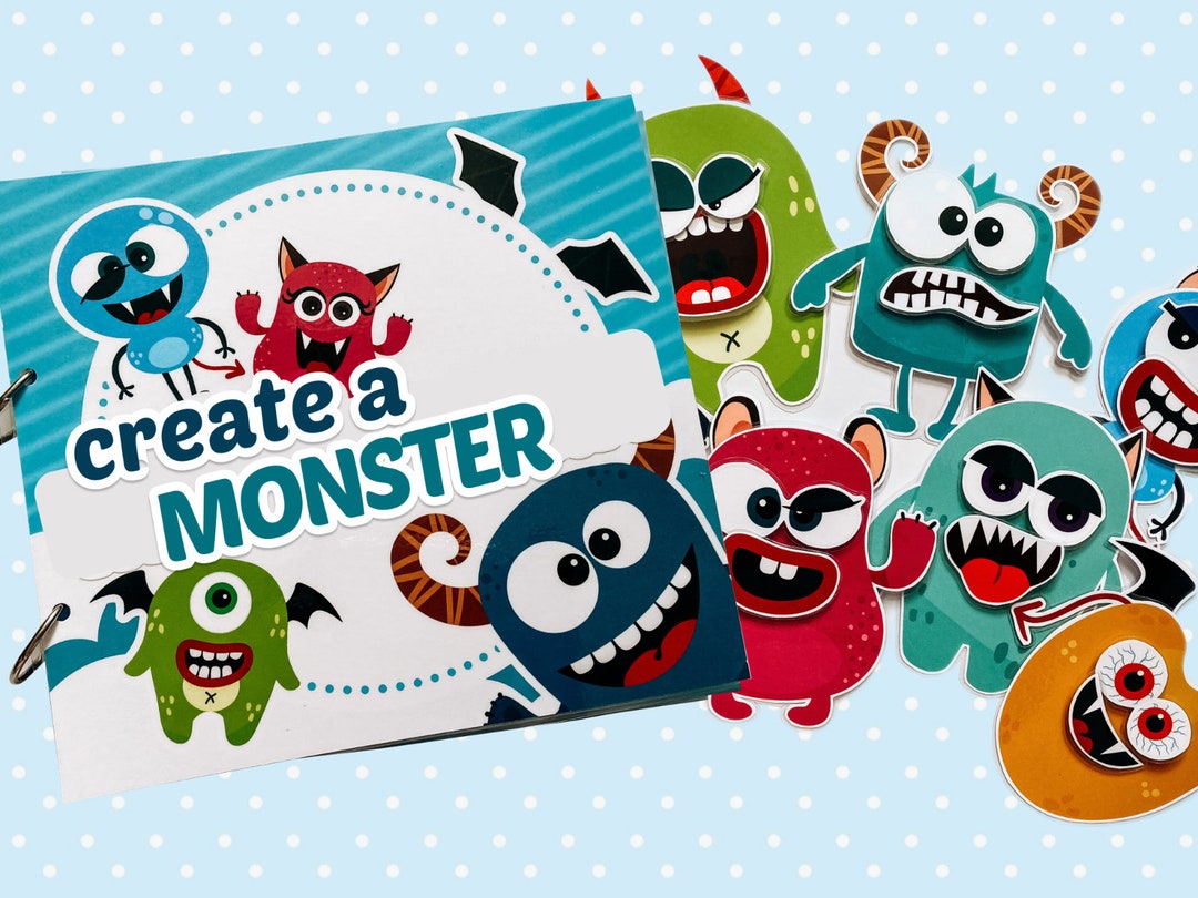 Build Your Own Monster Kit Perfect Gift for Toddler Boys Emotional ...