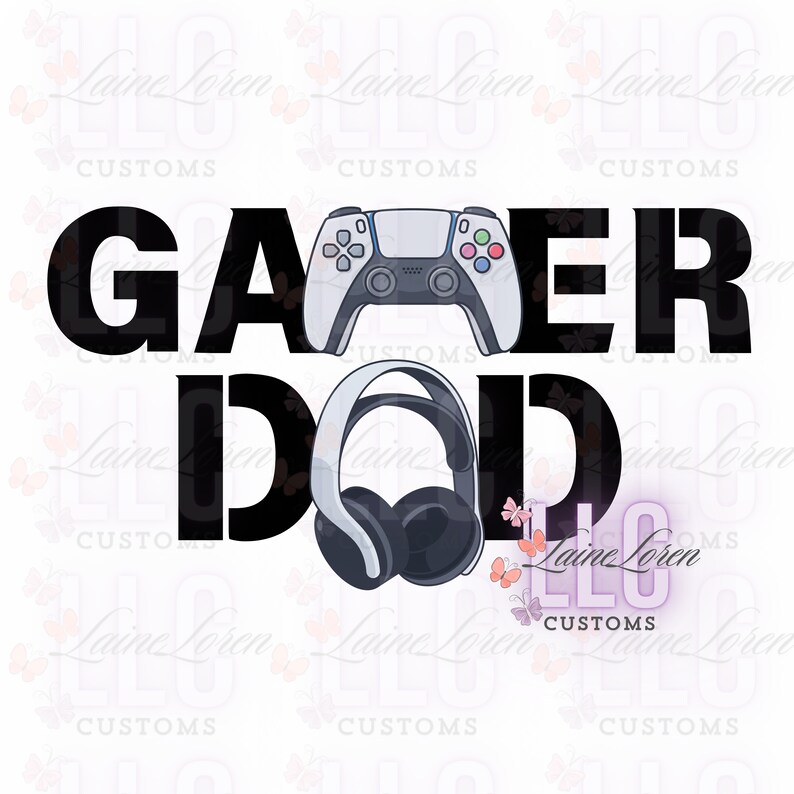 Gamer Dad PNG, Día del Padre 2024 Png, Videojuegos Png, PlayStation ...