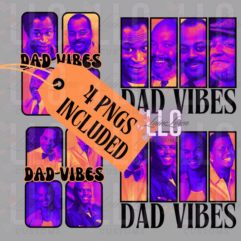 Dad Vibes PNG, Fathers Day 2024 Png, Dad Shirt Design PNG Funny Dad Png ...