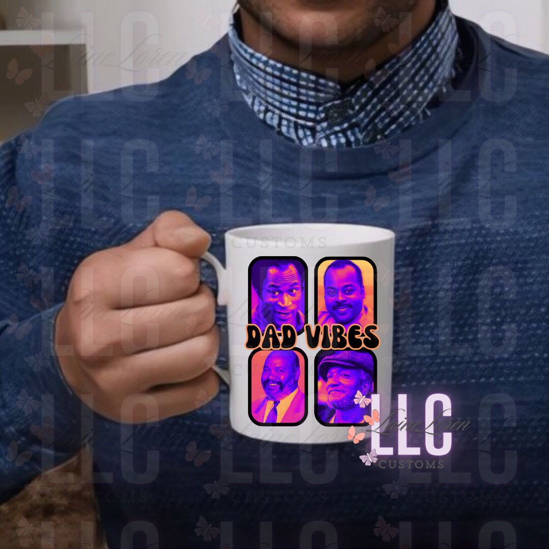 Dad Vibes PNG, Fathers Day 2024 Png, Dad Shirt Design PNG Funny Dad Png ...