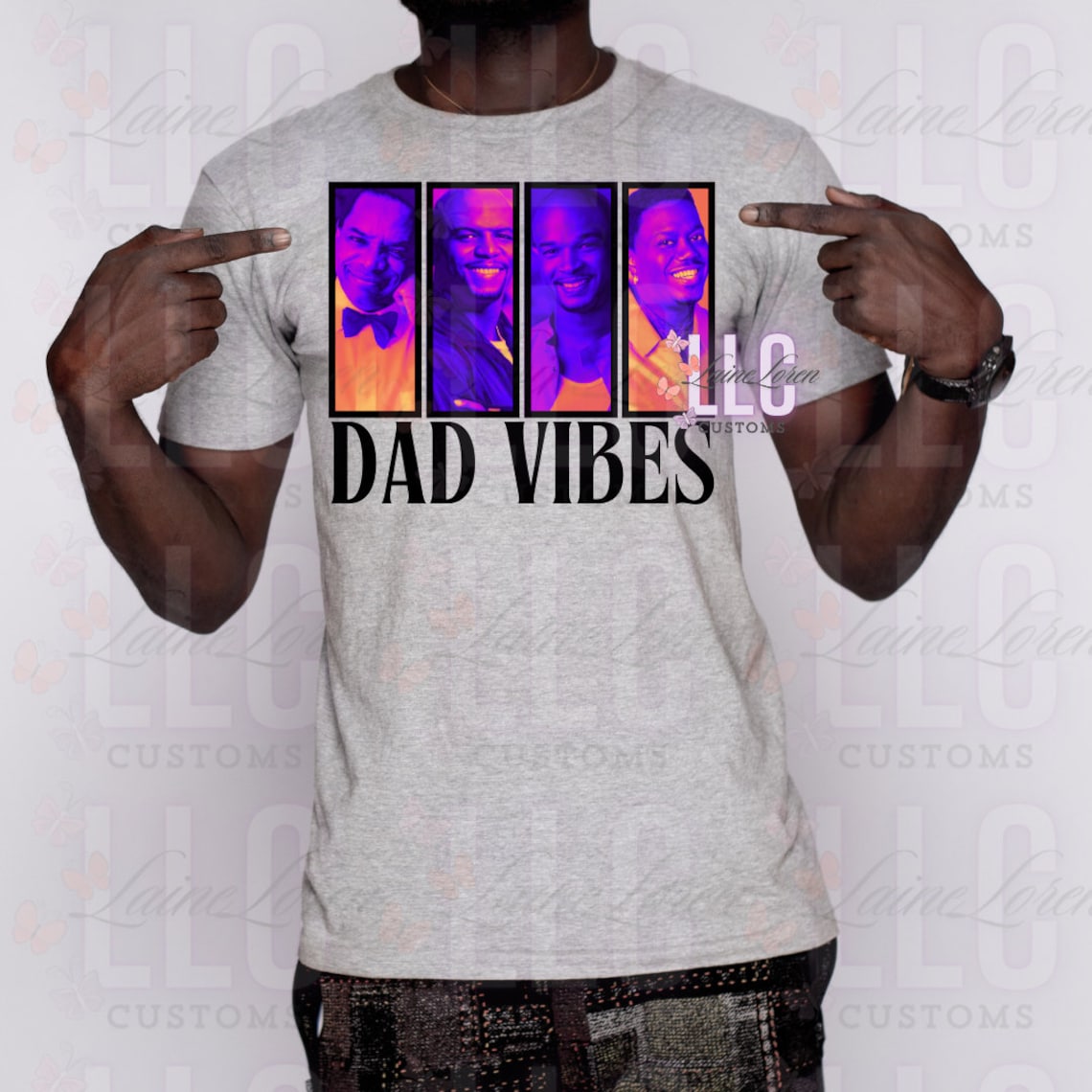 Dad Vibes PNG, Fathers Day 2024 Png, Dad Shirt Design PNG Funny Dad Png ...