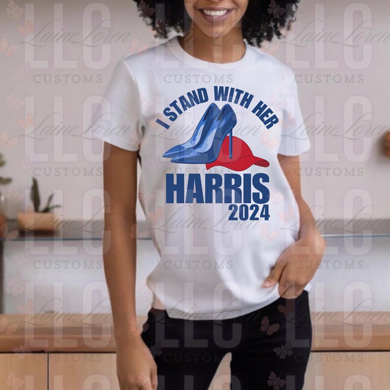 Kamala Harris PNG, I Stand With Her Png, President PNG 2024, Viral ...