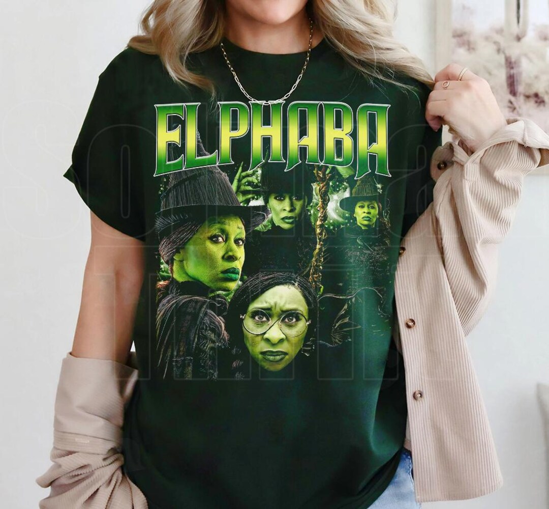 Elphaba Vintage Shirt, Elphaba Vintage T Shirt Man Woman, Elphaba ...