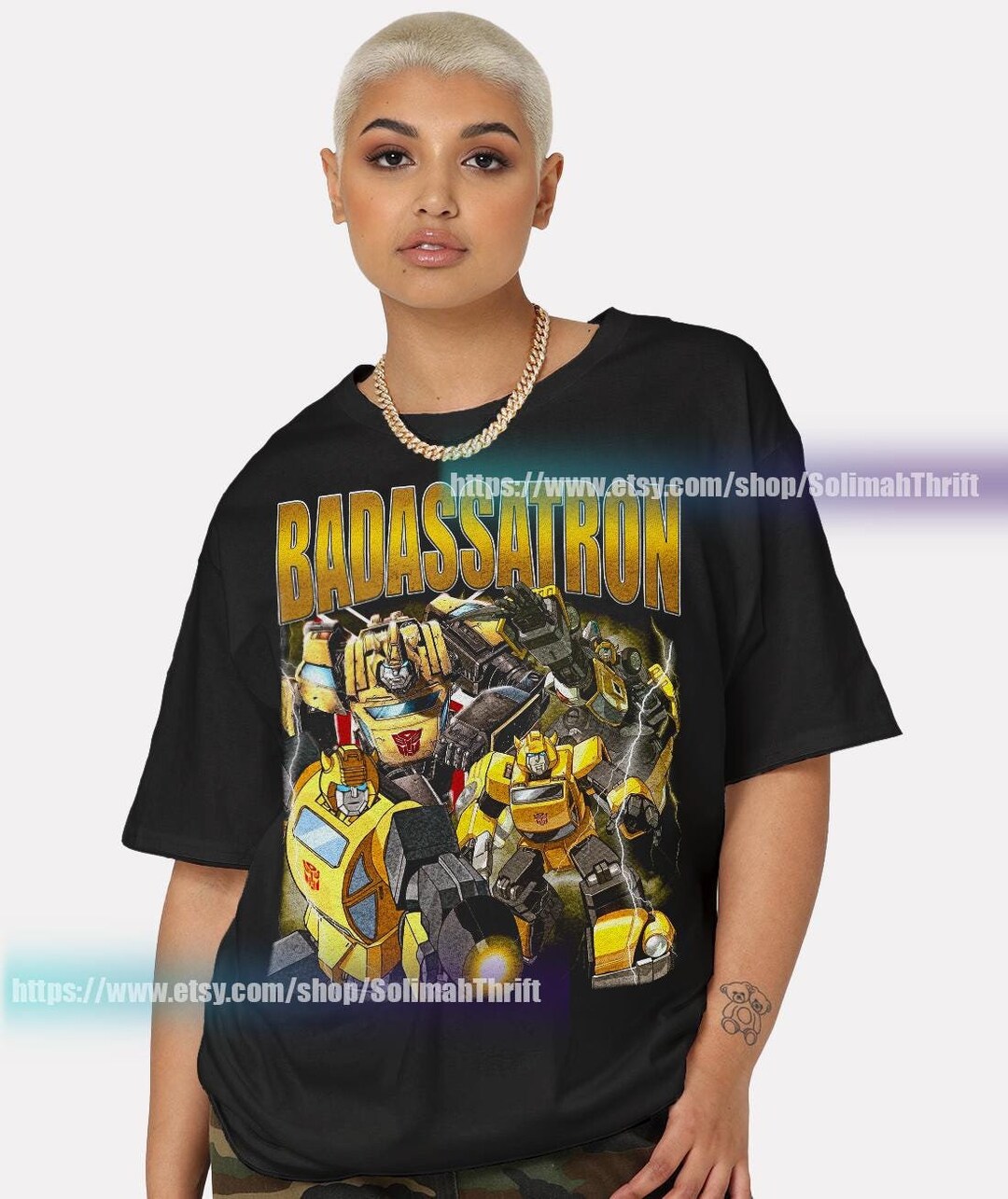 Bumblebee Transformers Bootleg T-shirt: Badassatron Unisex Tee - Etsy
