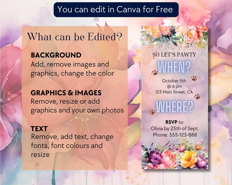 Yorkshire Terrier Birthday Card, Yorkie Card, Puppy Party Invitation ...