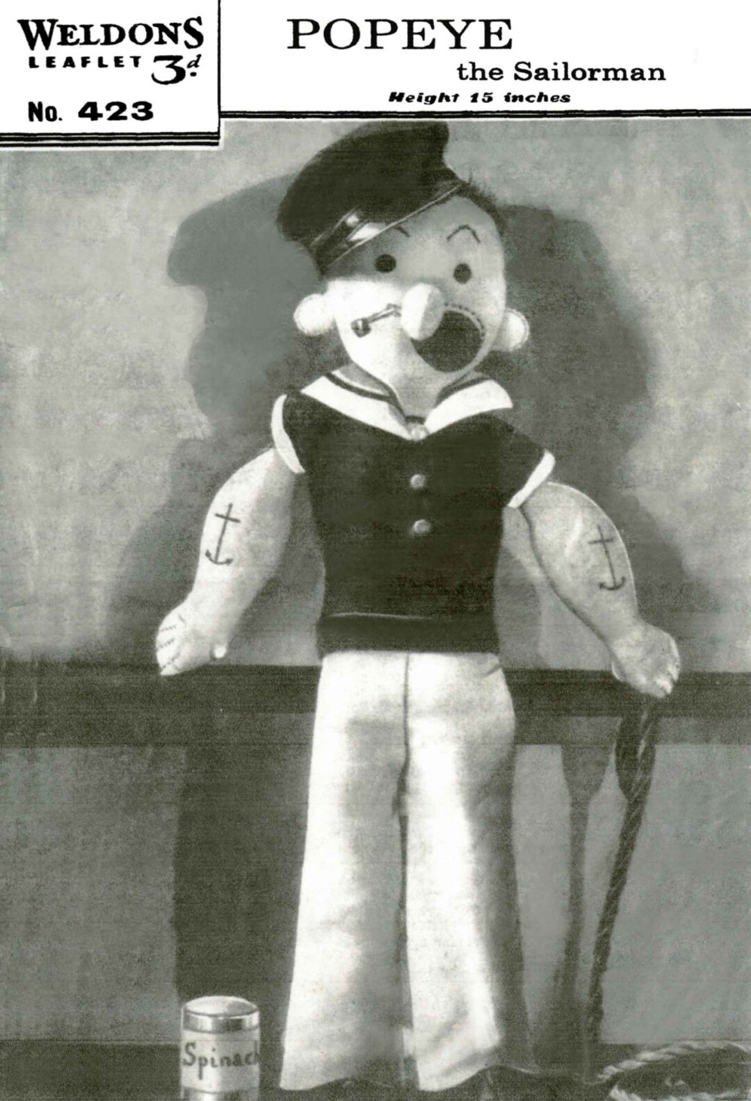 Weldons 423 Popeye Sewing Pattern - Etsy