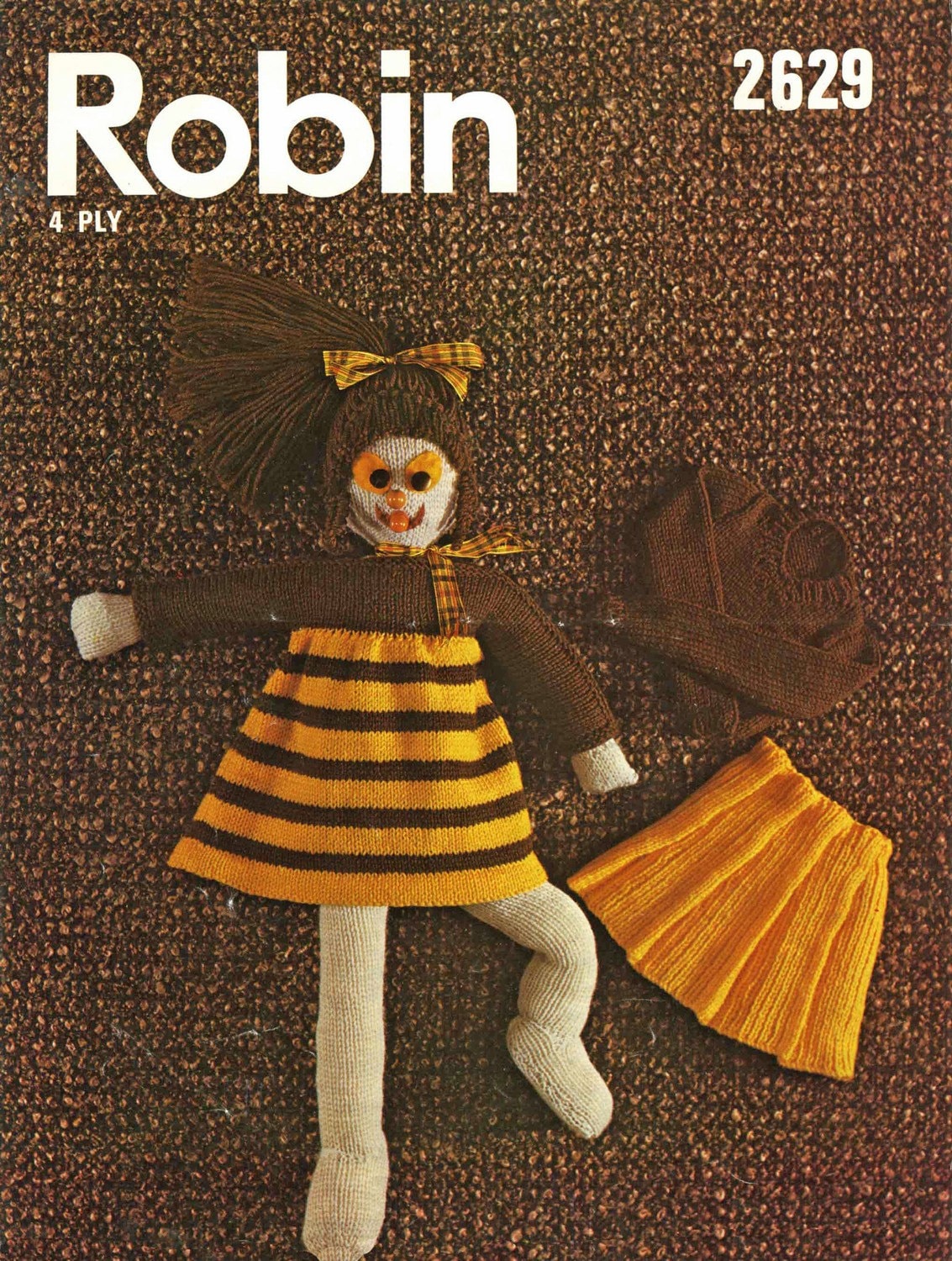 Vintage 21 Doll Knitting Pattern 1960 PDF Pattern Robin | Etsy UK