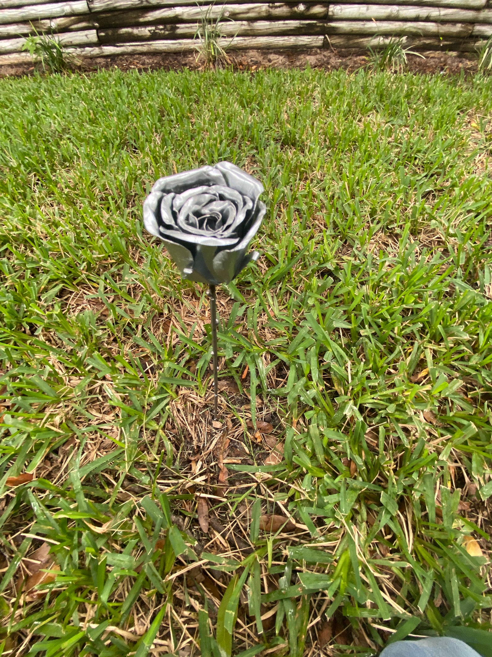 Hand Crafted Metal Flower - Etsy