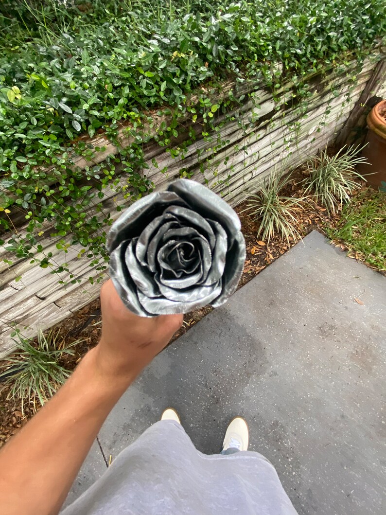Hand Crafted Metal Flower - Etsy