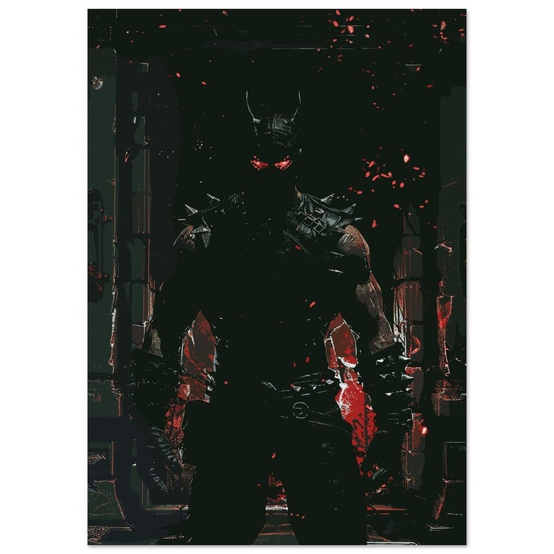 Evil Daredevil Print, Supervillain Poster, Marvel Daredevil Art ...