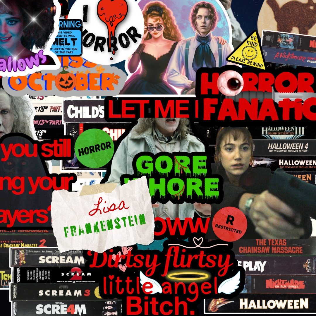 Horror Themed Sticker Packs | Horror Sticker | Sticker for Horror Fans ...