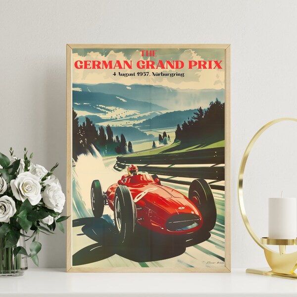 Vintage Formula One Posters - Etsy