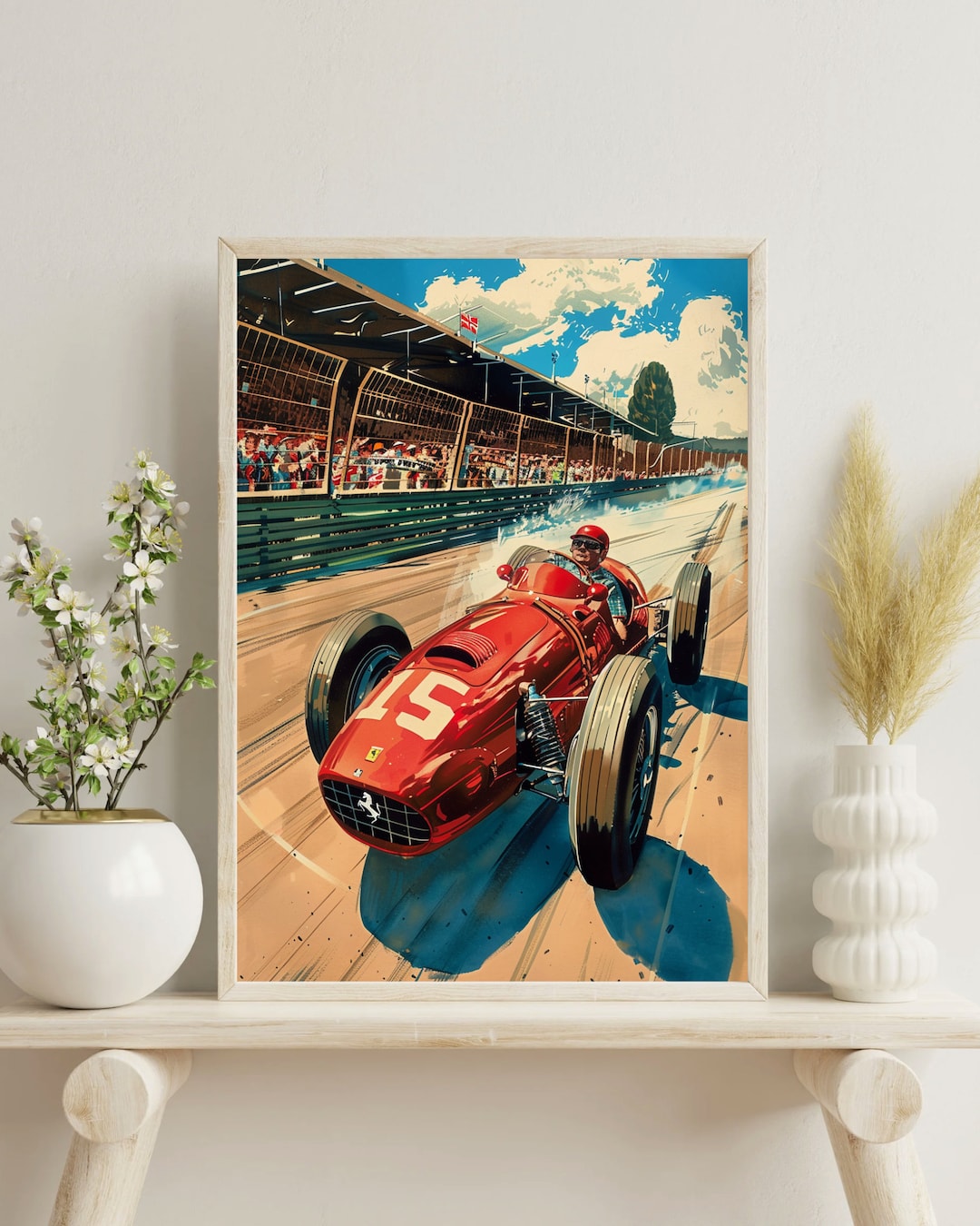 Vintage Formula One Poster, F1 Poster, Wall Art, F1 Gift, Wall Decor ...