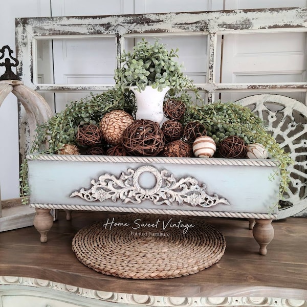 French Country Wood Riser Tray - Etsy