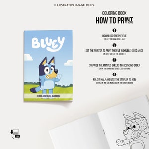 Bluey 20 Coloring Pages, Rusty Coloring, Bluey Coloring Book - Etsy