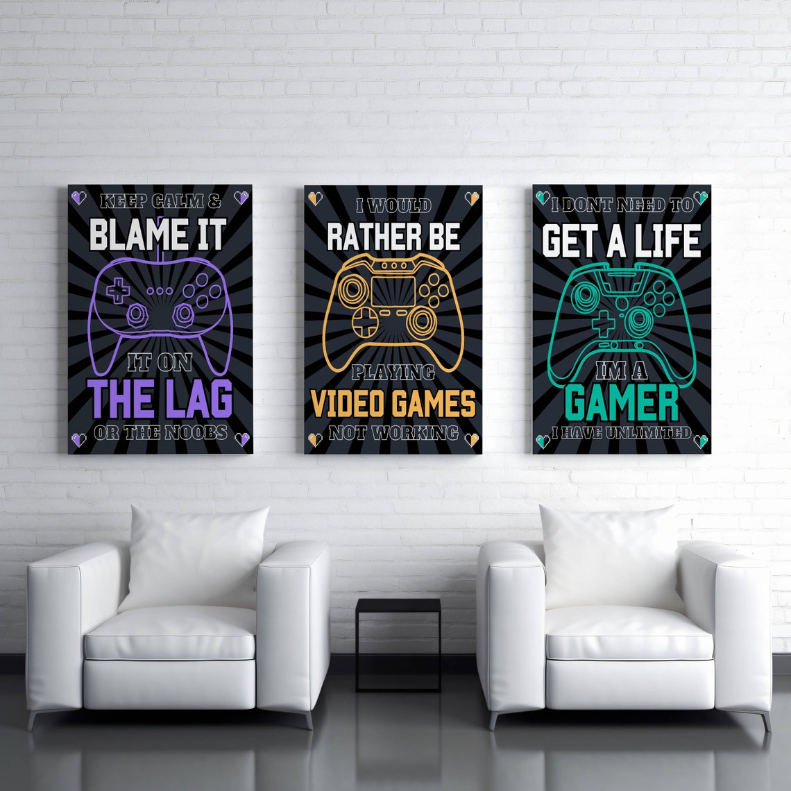 Gaming Poster Video Games Room Decor Gamer Gift Gaming Sign Gaming ...