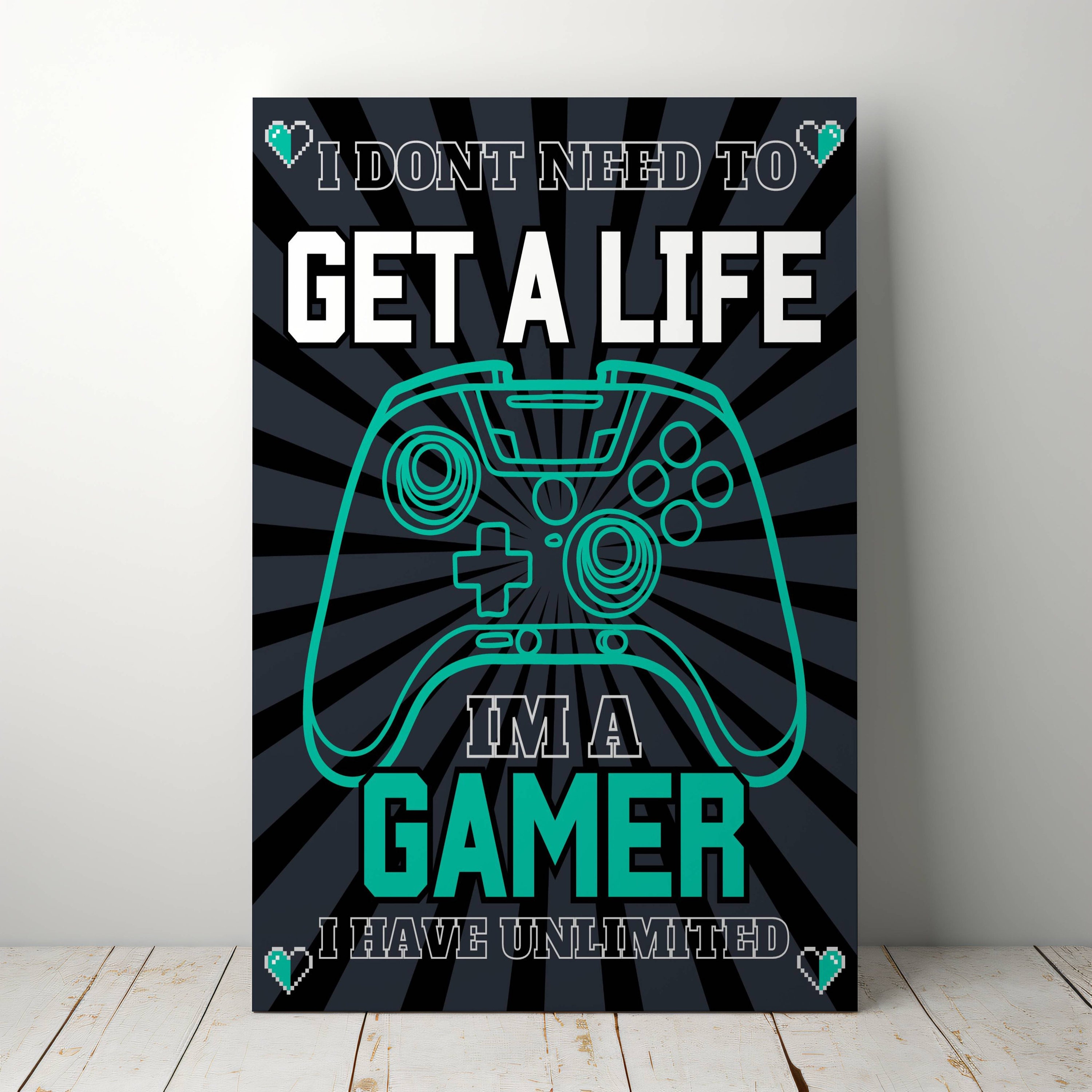 Gaming Poster Video Games Room Decor Gamer Gift Gaming Sign Gaming ...