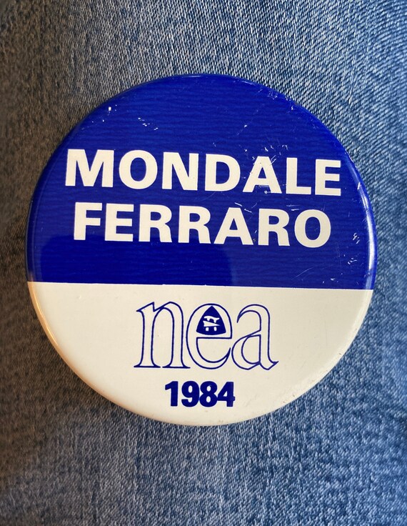 1984 Mondale Geraldine Ferroro First Woman Dnc Vice P… - Gem