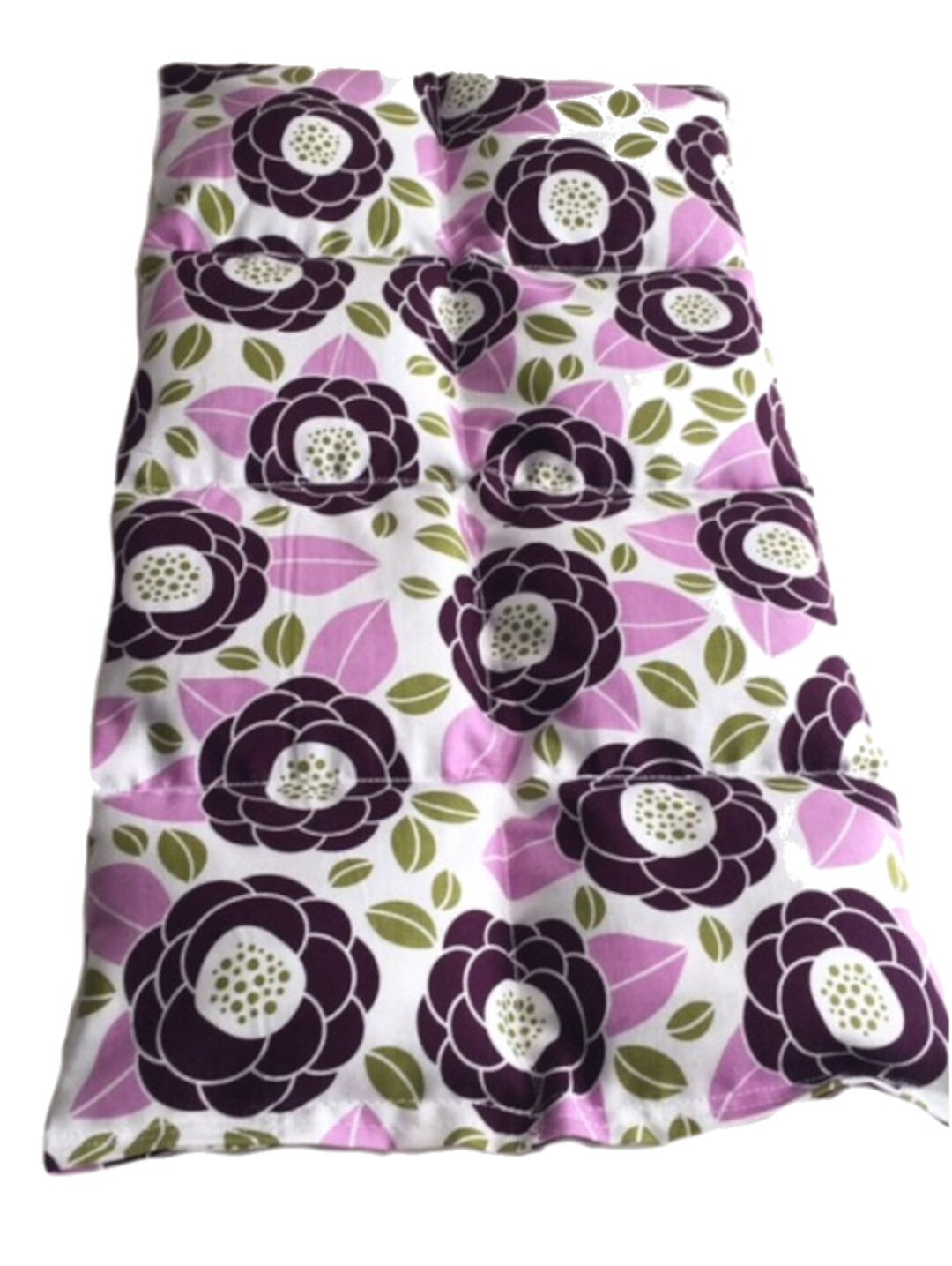Large Back Heating Pad Purple Floral Heat Pack for Pain - Etsy Ireland