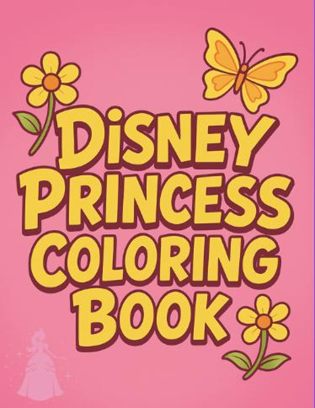 Disney Princess Coloring Book - Etsy