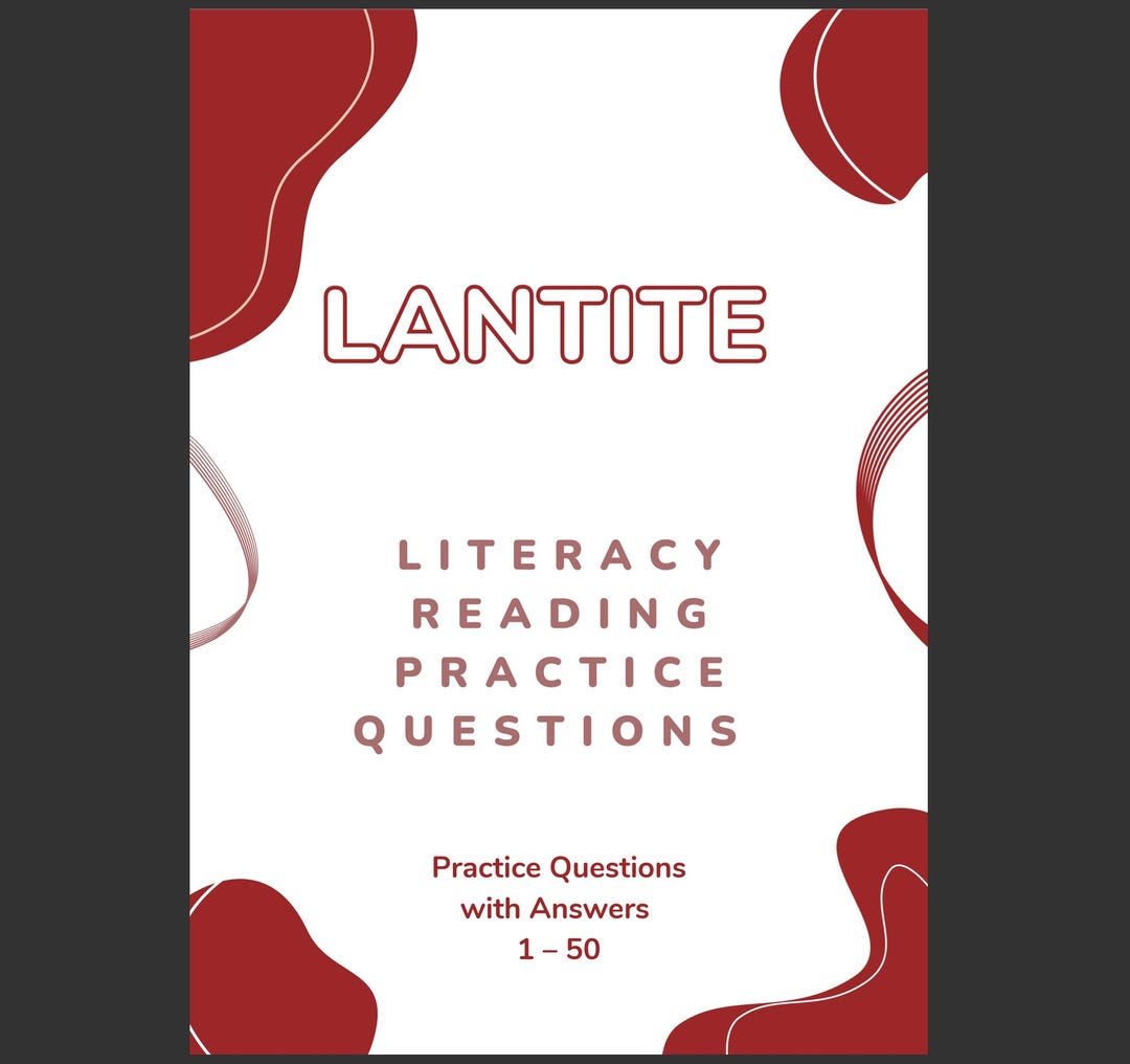 LANTITE Literacy Reading Practice Questions | 50 Reading Questions ...