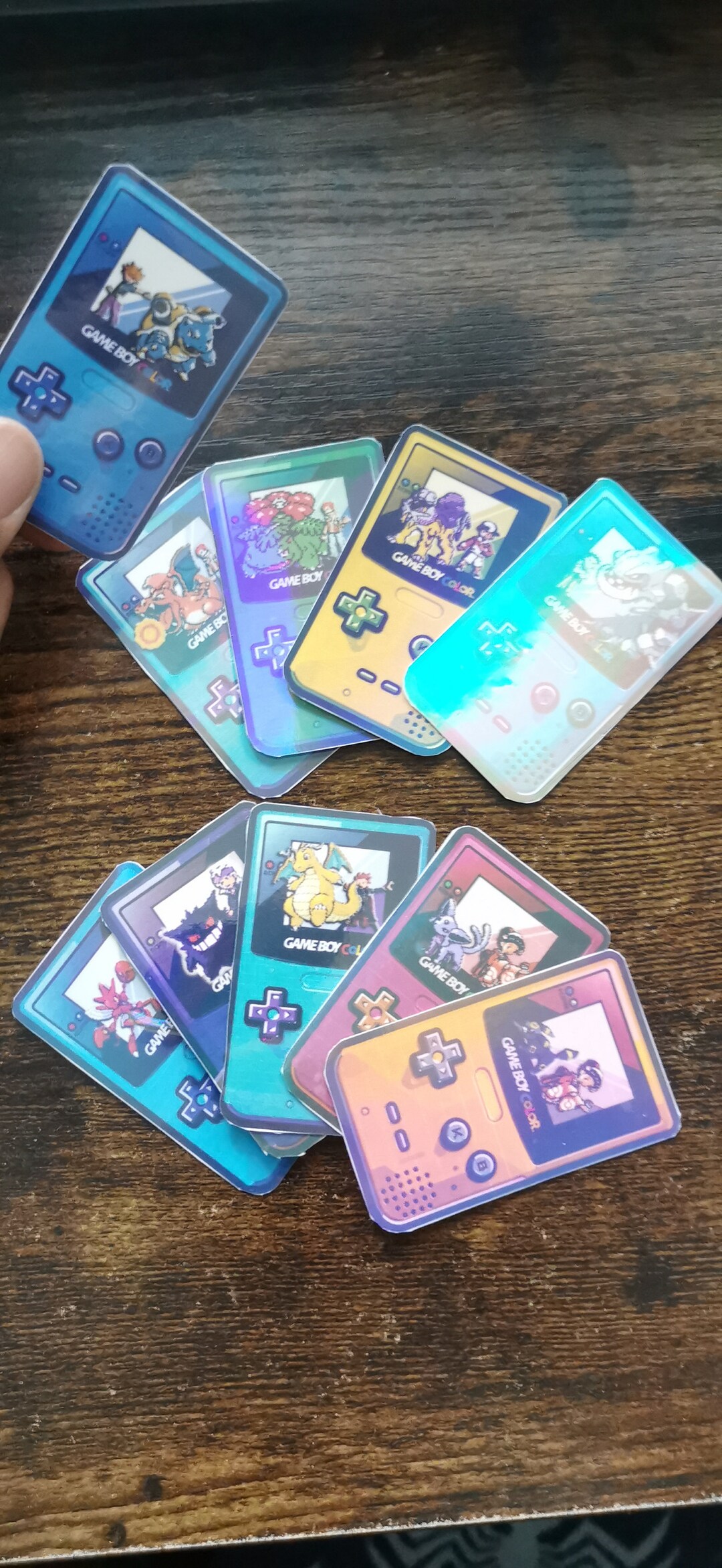 Pokemon Gameboy Nostalgia Sticker Set of 12 - Etsy