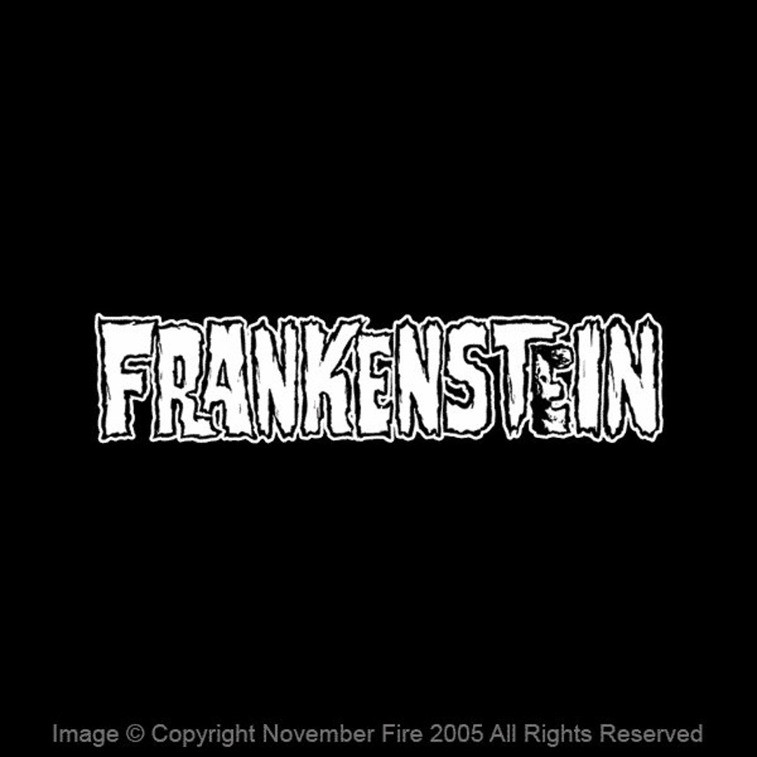 Frankenstein Logo Shirt Boris Karloff Universal Tattoo Punk Monster Kid ...