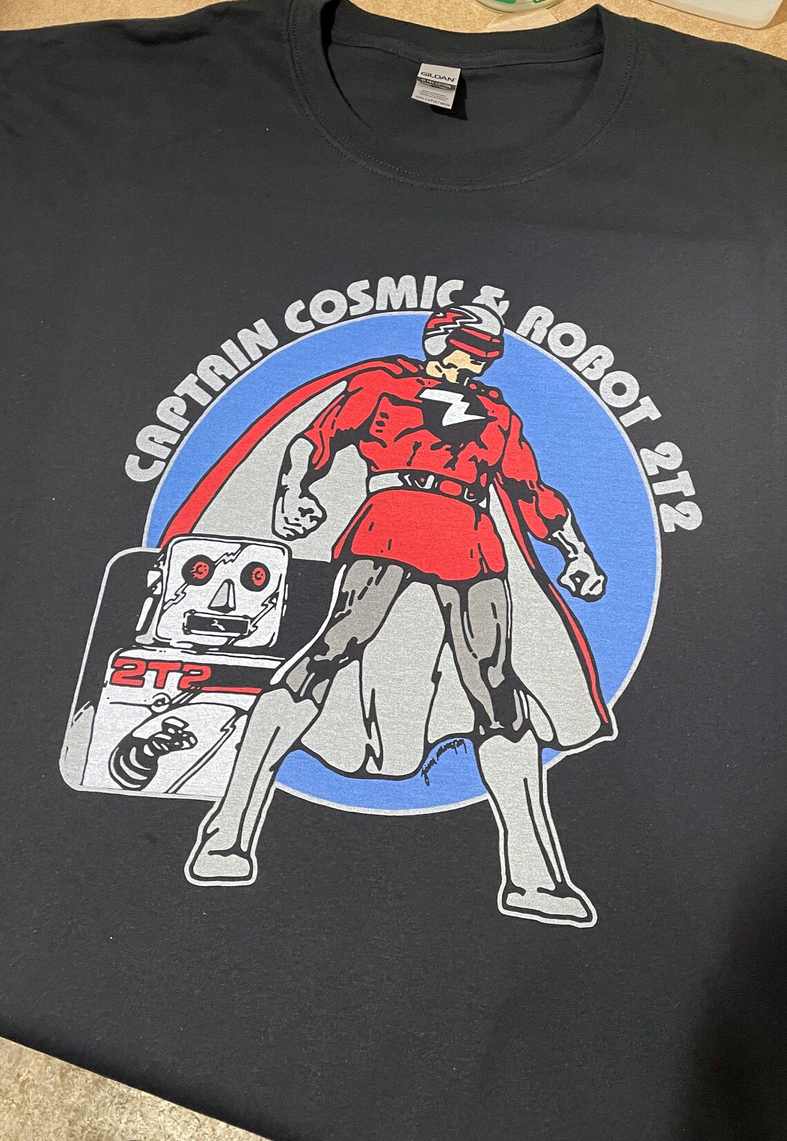 Color Captain Cosmic Bob Wilkins KTVU Creature Features Sci-fi - Etsy