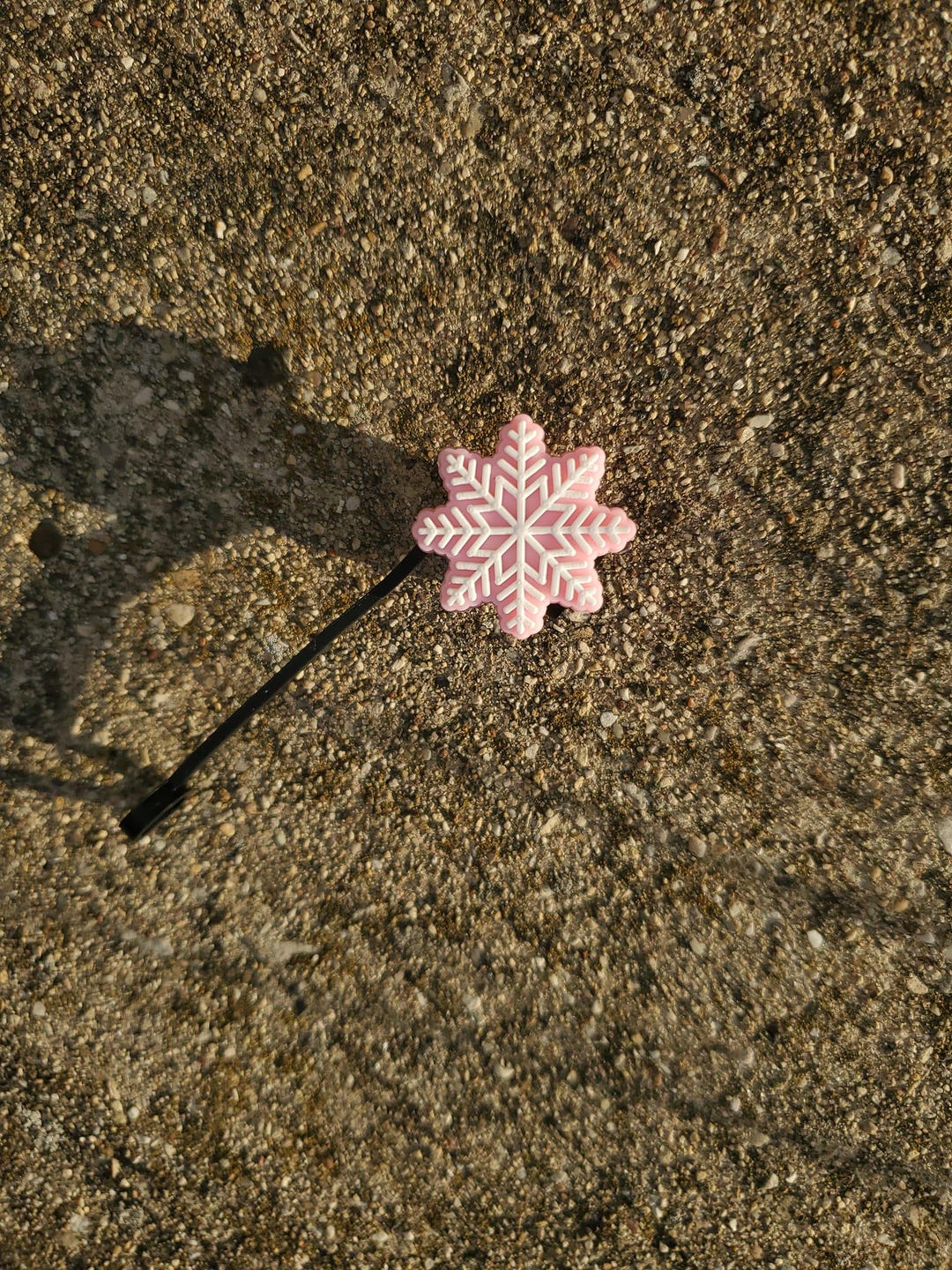 Pink Snowflake Straw Topper - Etsy