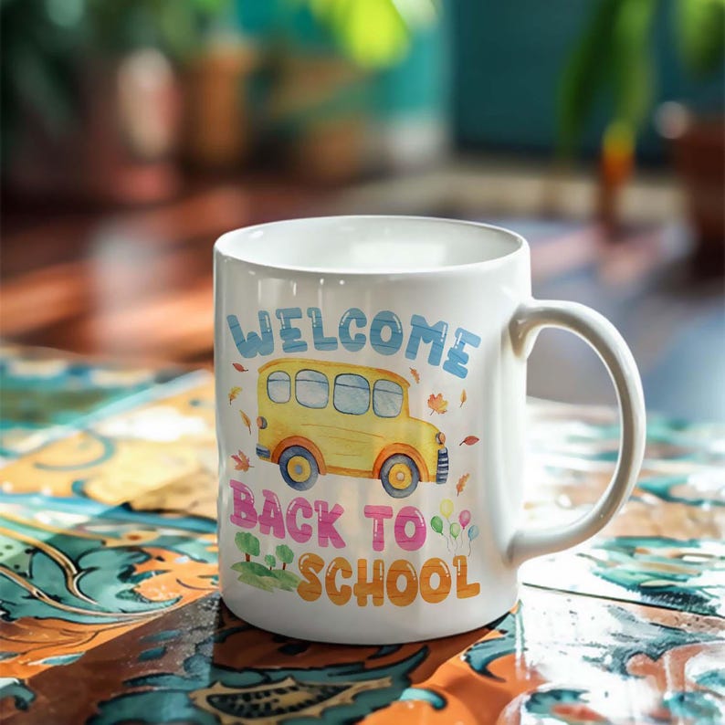 Welcome Back to School PNG Image, Water Color Art Design, Sublimation ...