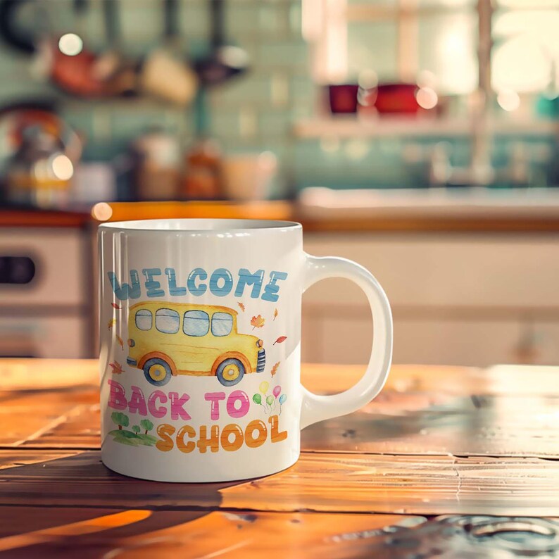 Welcome Back to School PNG Image, Water Color Art Design, Sublimation ...