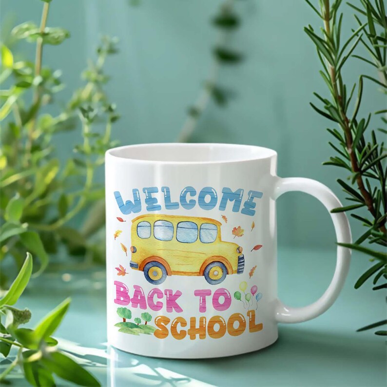 Welcome Back to School PNG Image, Water Color Art Design, Sublimation ...