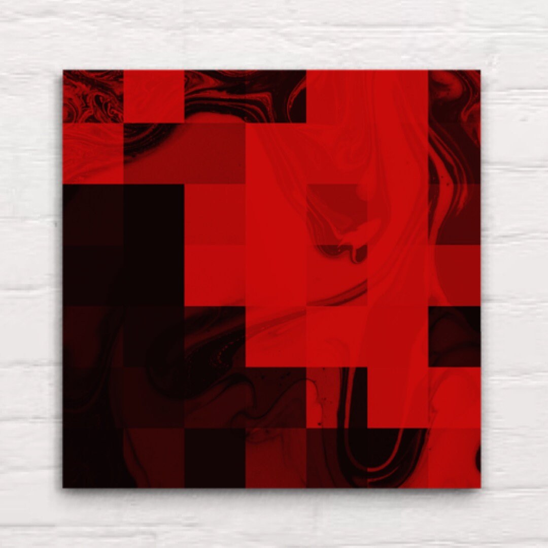 Canvas Wall Art Goth Aesthetic Romantic Modern Texture Design Swirl ...