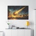 Meteor Impact Canvas Art: Global Calamity Painting - Etsy