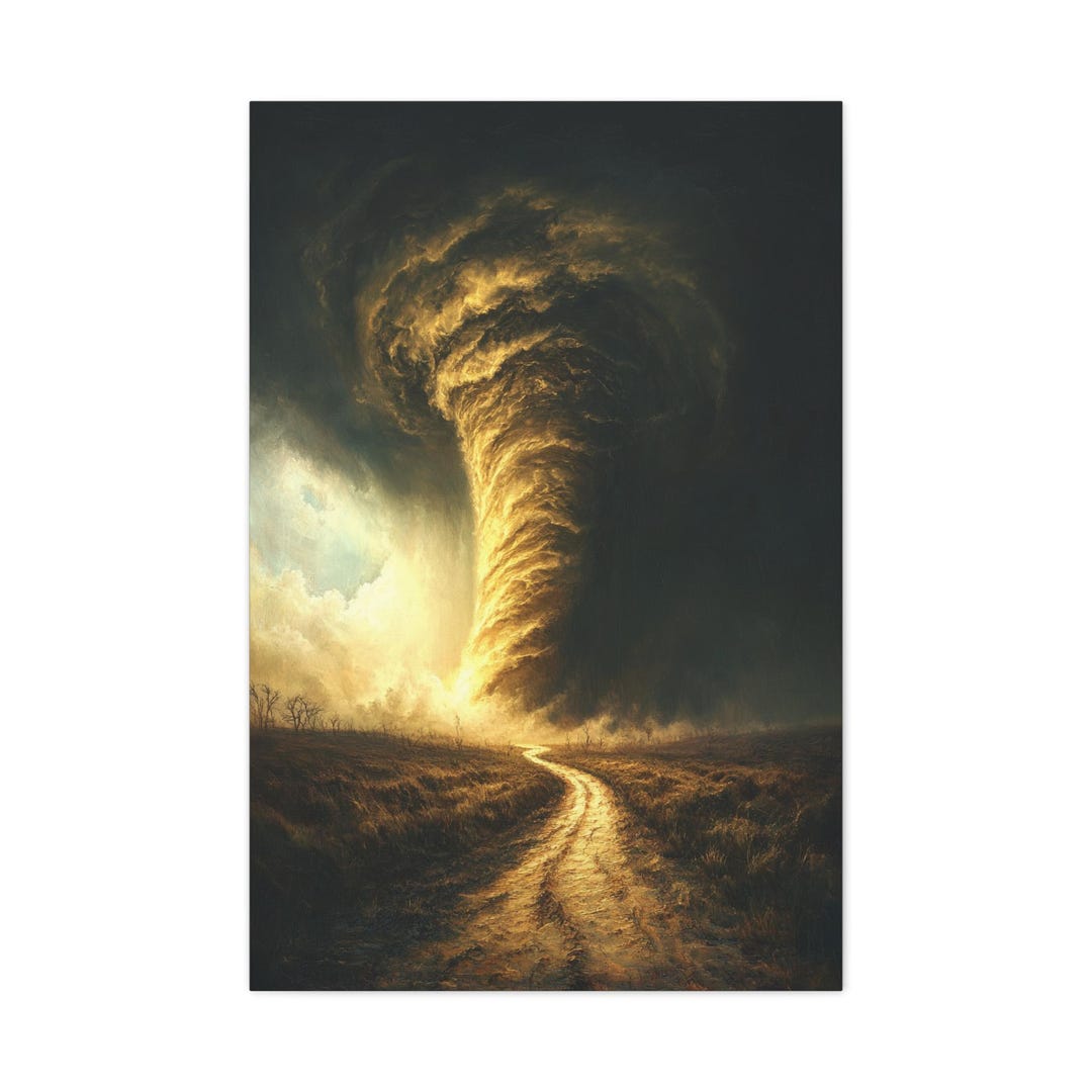 Tornado Canvas Art: Natural Disaster Wall Decor - Etsy