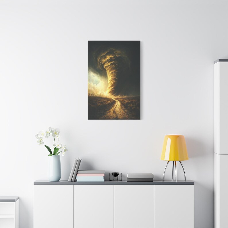 Tornado Canvas Art: Natural Disaster Wall Decor - Etsy