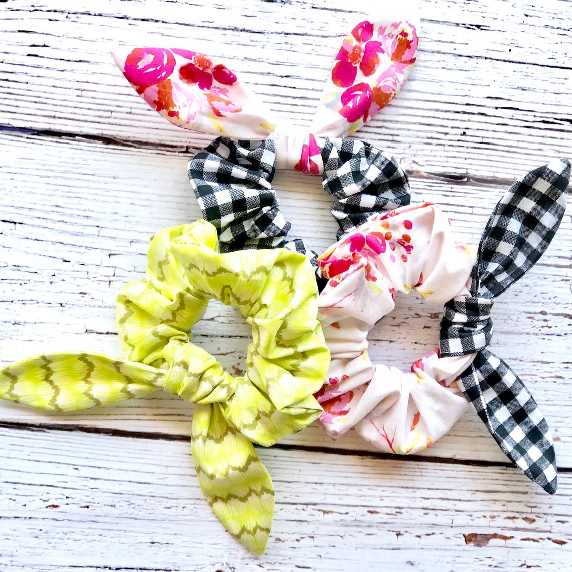 Hair Bunny Scrunchie PDF Sewing Pattern Instant Download - Etsy